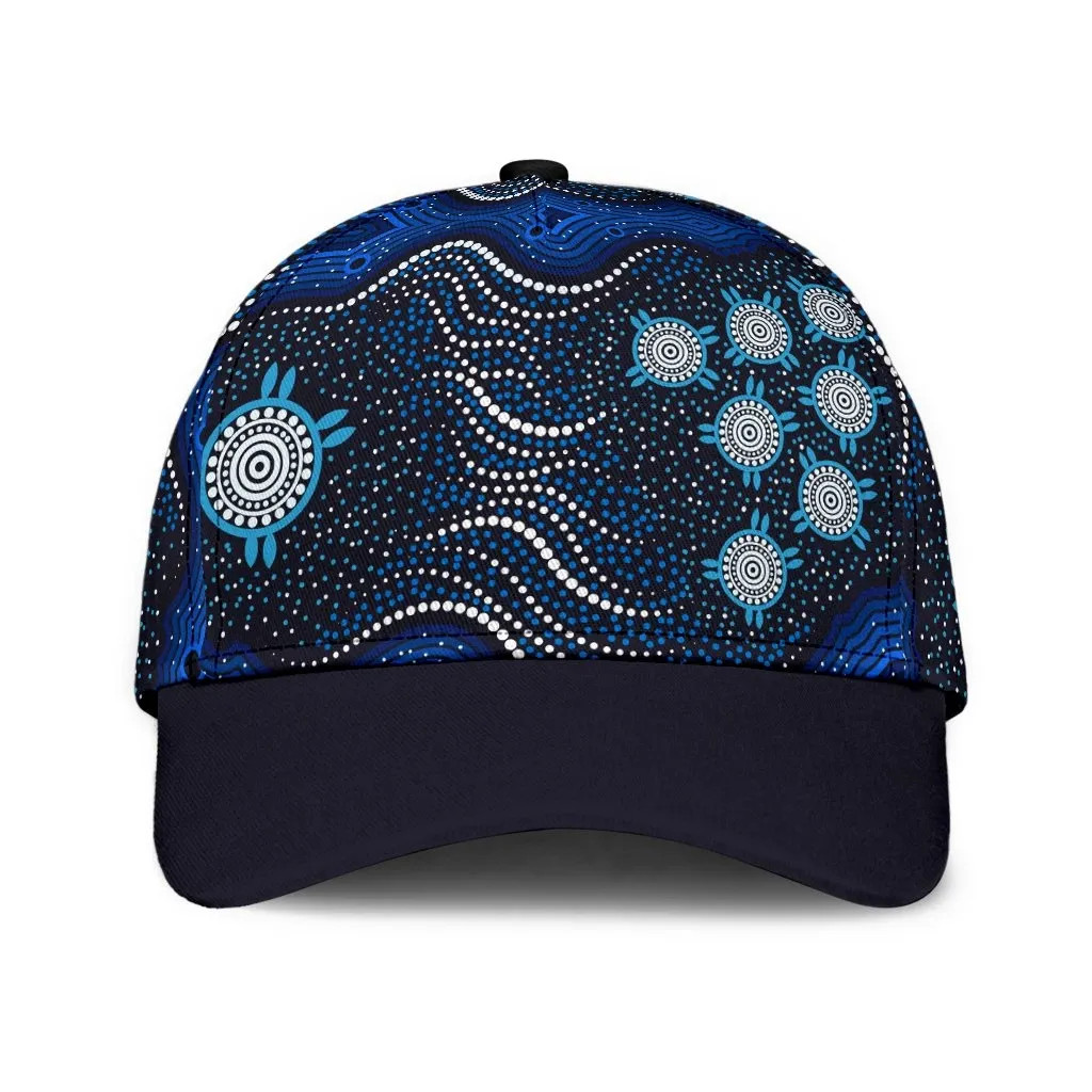 Australia Aboriginal Cap - Aboriginal Dot Art Painting VER5