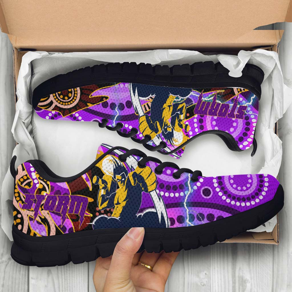 Melbourne Storm Sneakers - Melbourne Storm Thunder Indigenous with ...