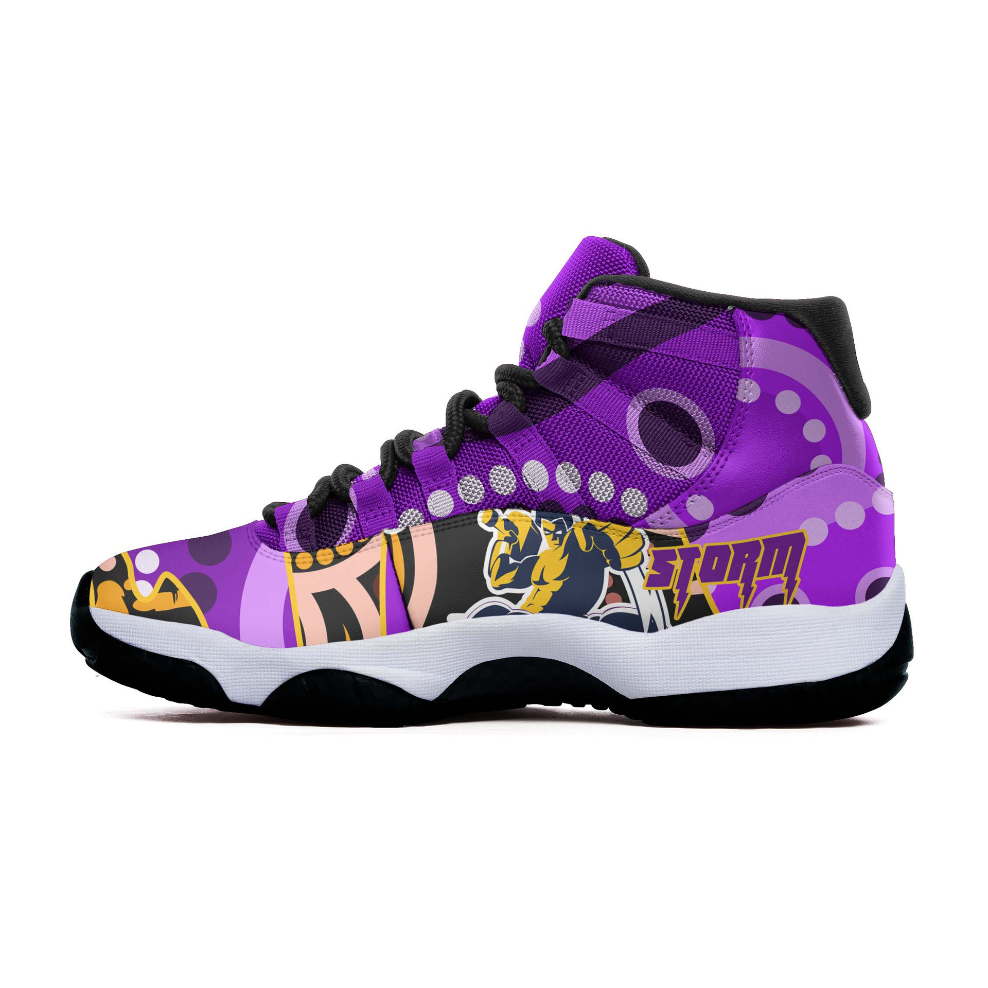 Melbourne Storm High Top Basketball Shoes J 11 - Melbourne Storm ...