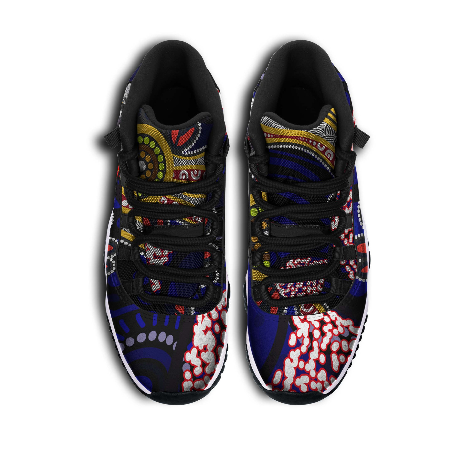 Sydney Roosters High Top Basketball Shoes J 11 - Angry Rooster with ...