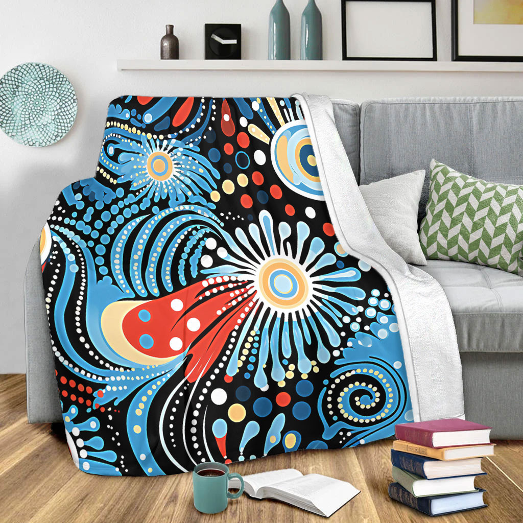 Australia Aboriginal Blanket - Traditional Australian Aboriginal Native ...