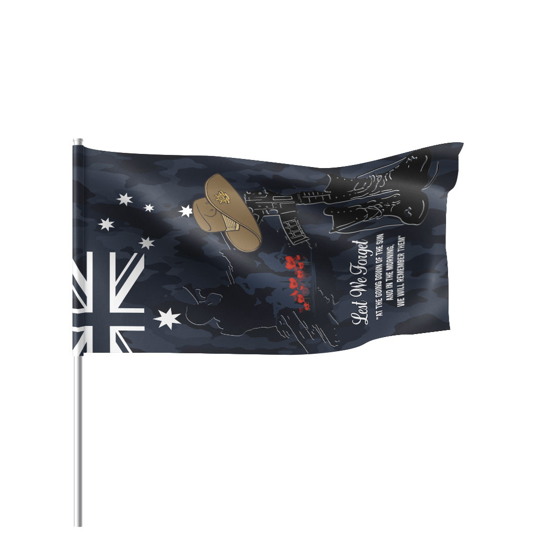 Australia Anzac Flag - Anzac Day The Australian Army