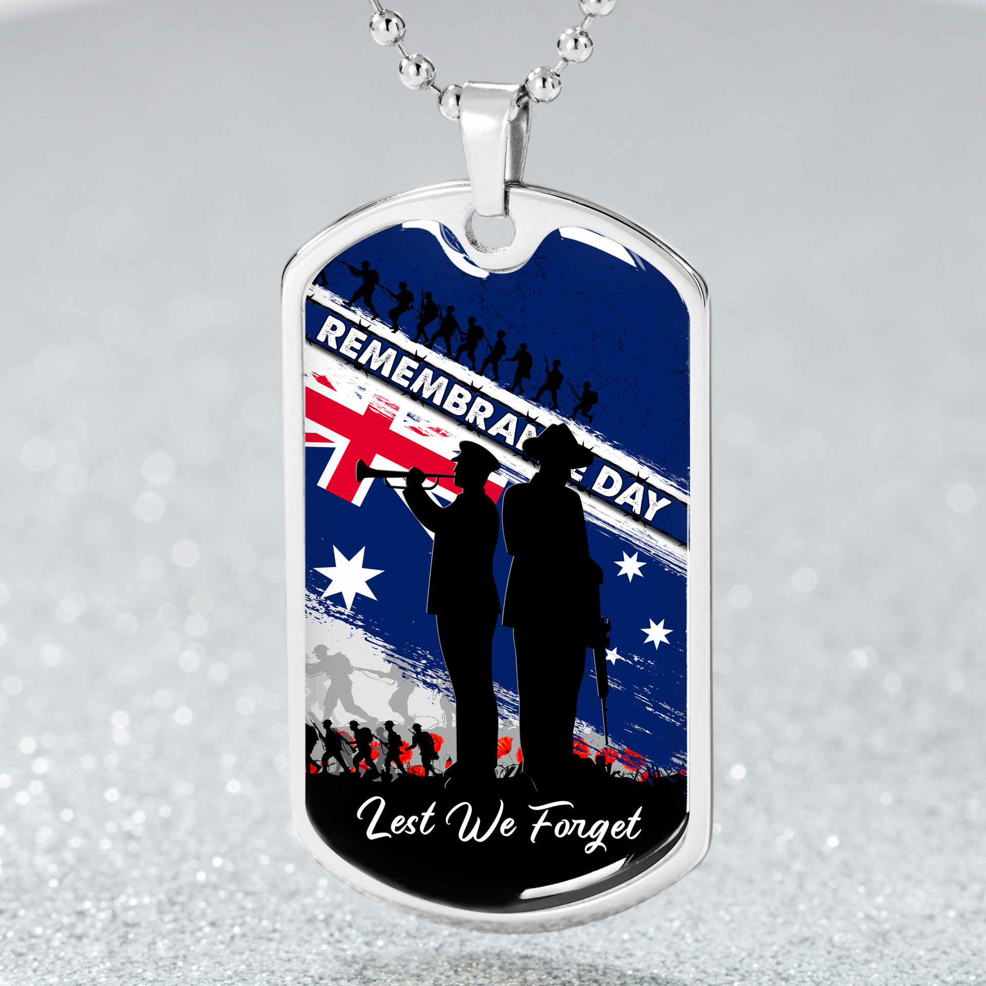 Australia Dog Tag Australian Heroes Remembrance Day Tribute