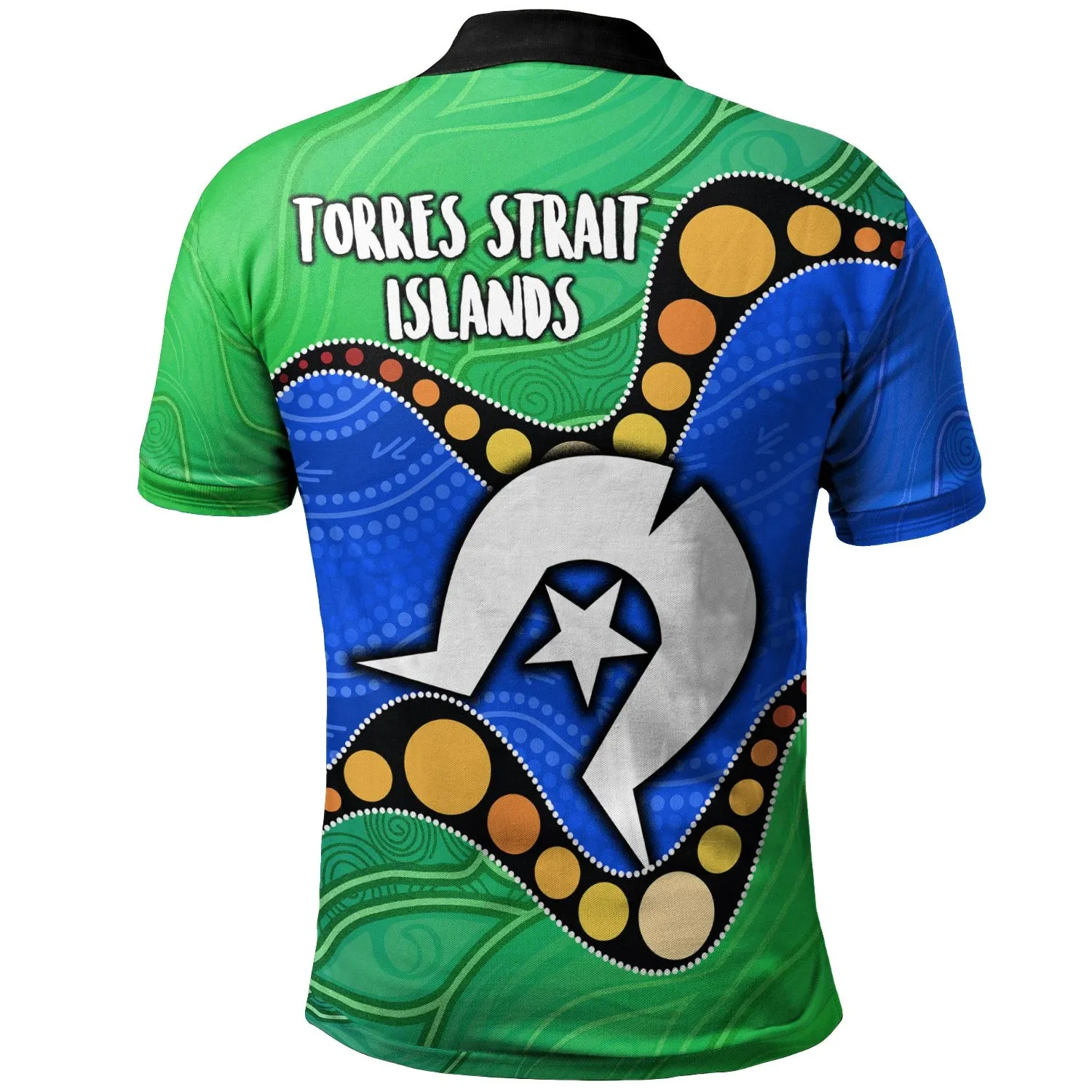[Custom] Australia Torres Strait Islands Polo - Flag with Aboriginal ...