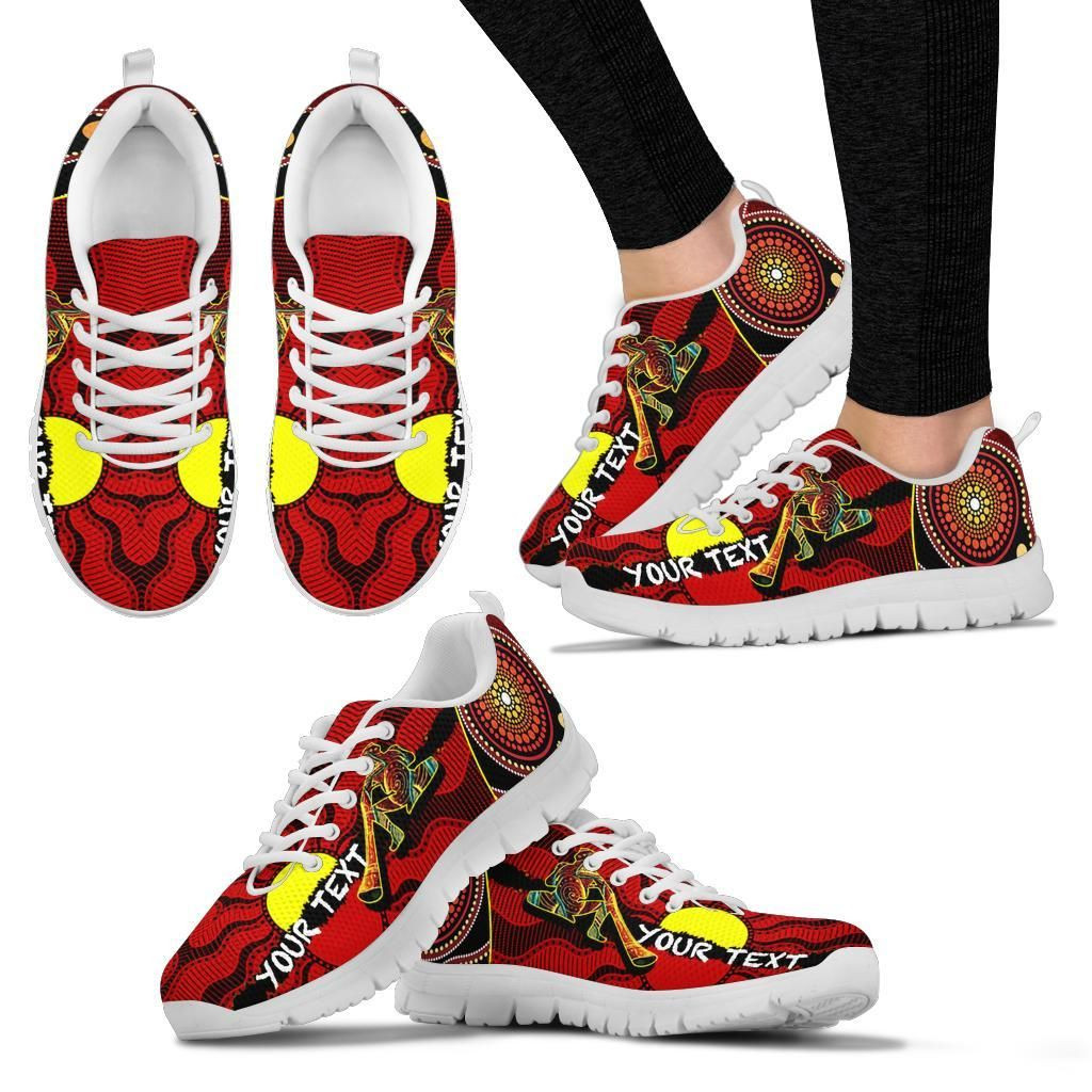 [Custom] Australia Sneaker - Australia Aboriginal Dots With Didgeridoo ...