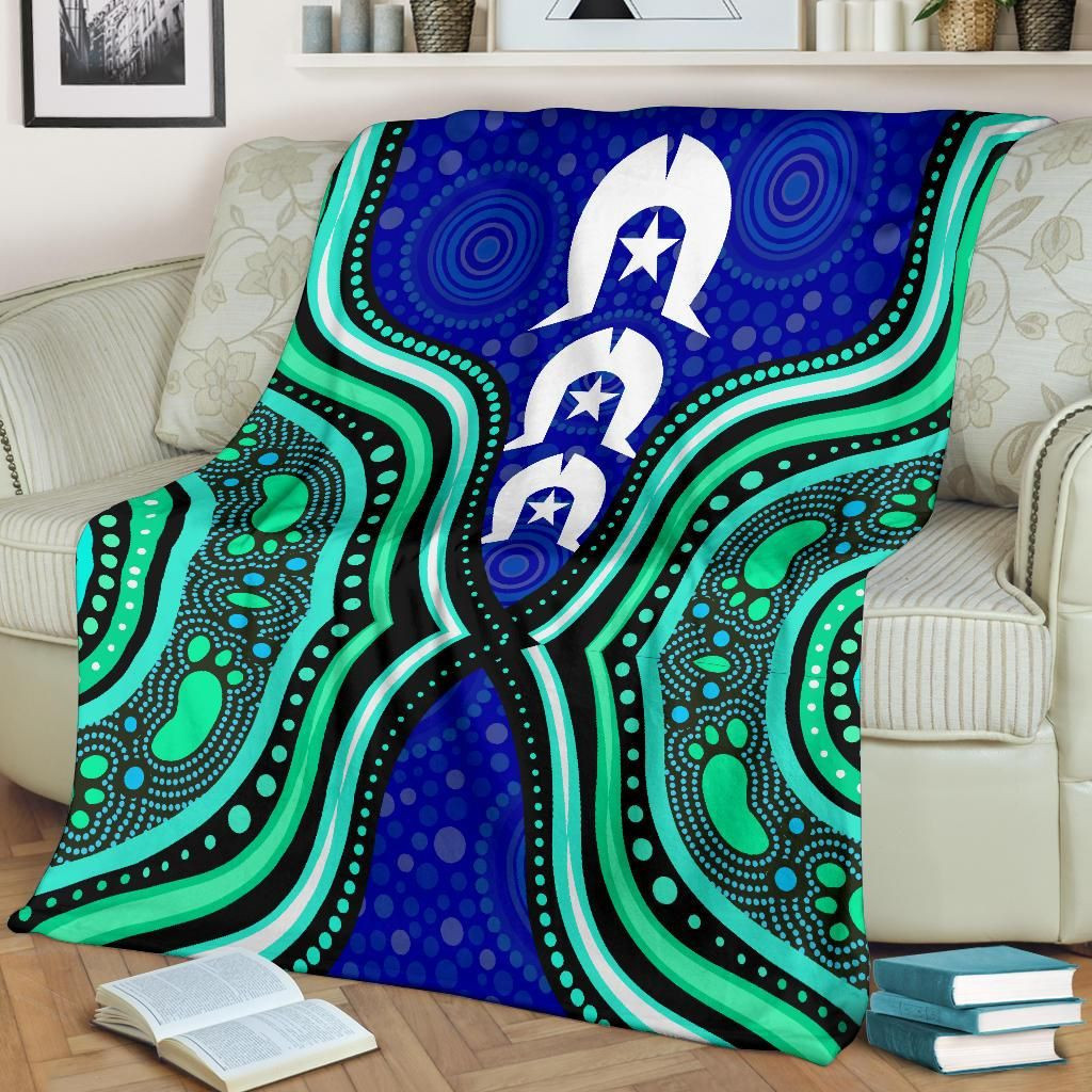 Australia Torres Strait Blanket - Torres Strait Symbol And Aboriginal ...