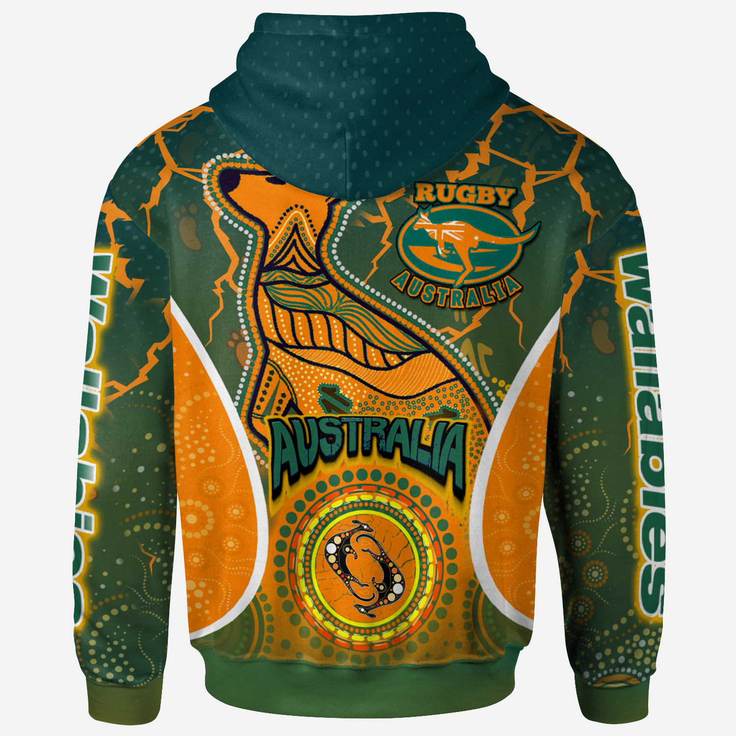 Wallabies Custom Hoodie - The Indigenous Wallabies Squad