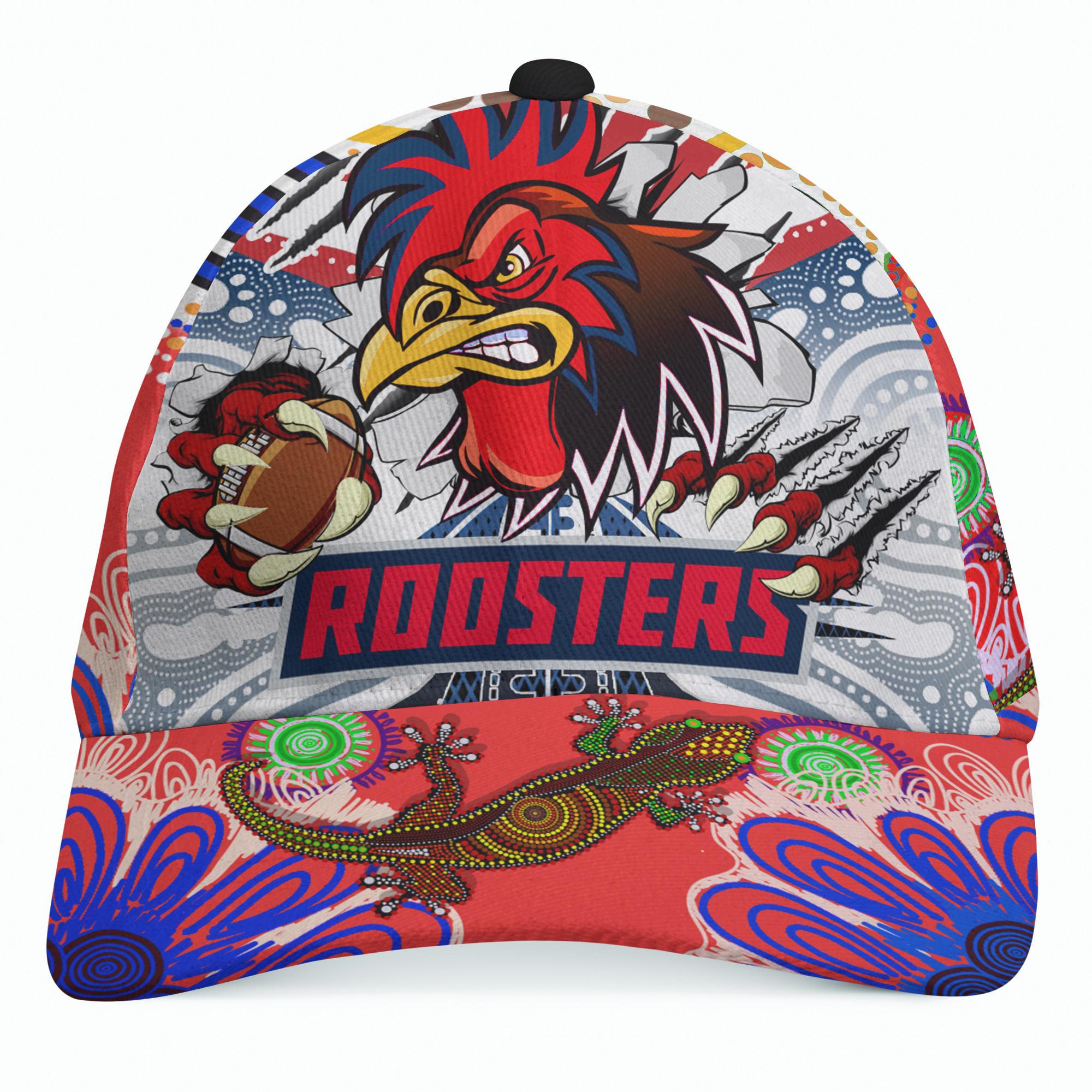 Sydney Roosters Custom Cap - Super Indigenous Sydney Roosters Scratch Style