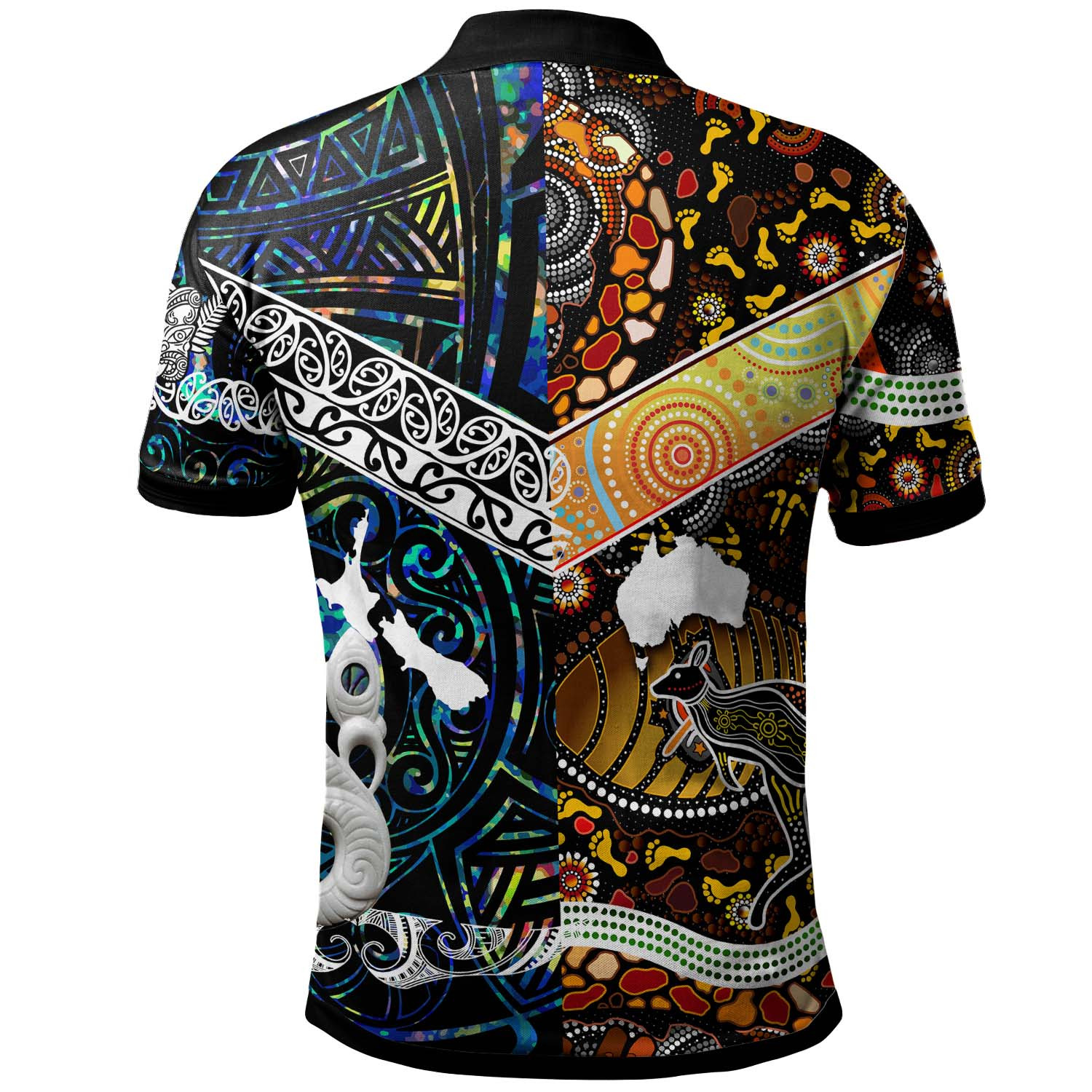 Australia Aboriginal Polo Shirt - Australia Aotearoa with Maori and ...