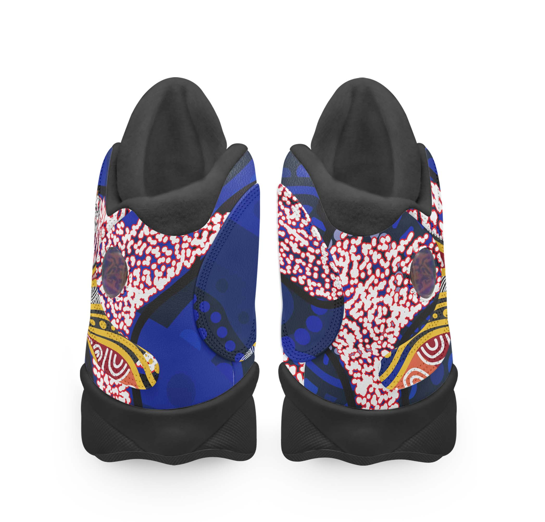 Sydney Roosters High Top Basketball Shoes J 13 - Angry Rooster with ...