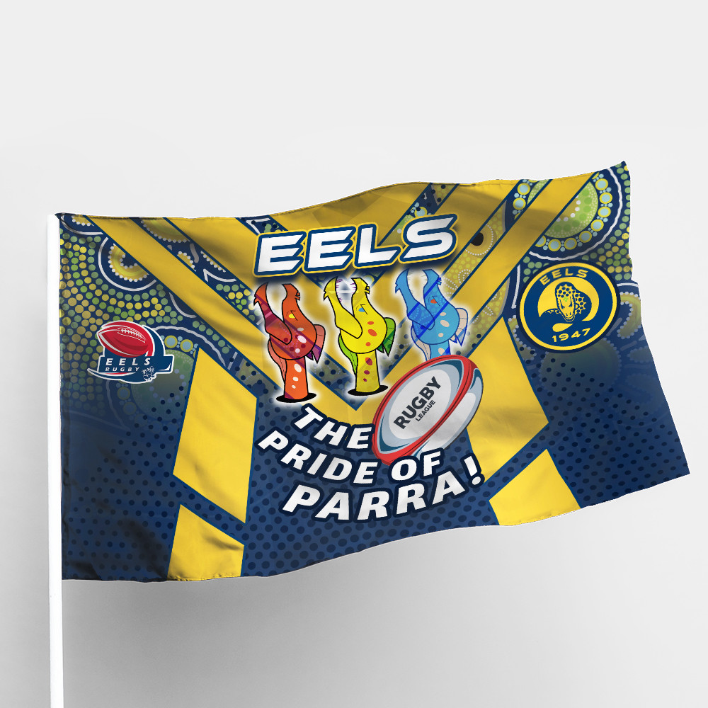 Parramatta Eels Flag - Go Parra Parramatta Eels Aboriginal Inspired ...
