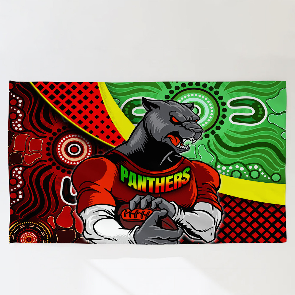 Penrith Panthers Flag - Penrith Panthers Keep Fighting Aboriginal ...
