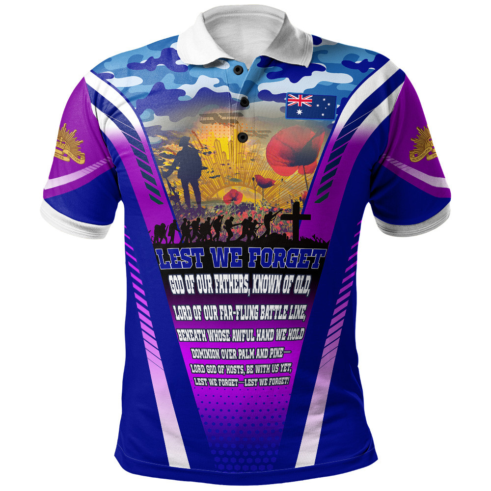 Australia Anzac Camo Polo Shirt - Custom Anzac Poem Lest We Forget Polo ...