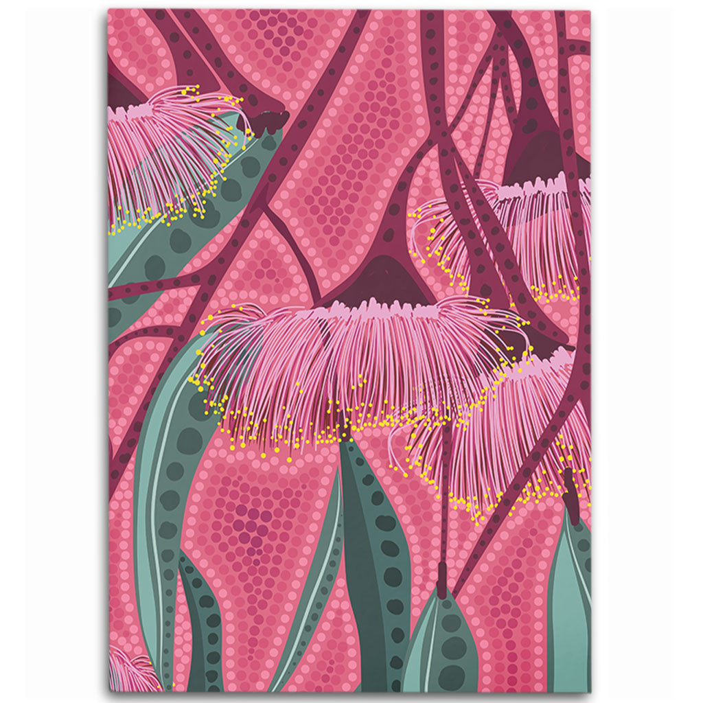 Australia Flowers Aboriginal Area Rug - Aboriginal Dot Art Of ...