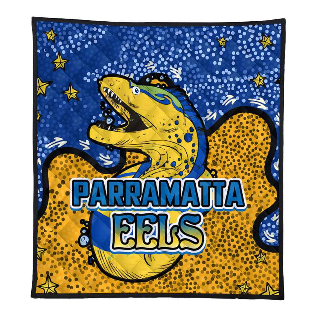 Parramatta Eels Custom Quilt - Team With Dot And Star Patterns For ...