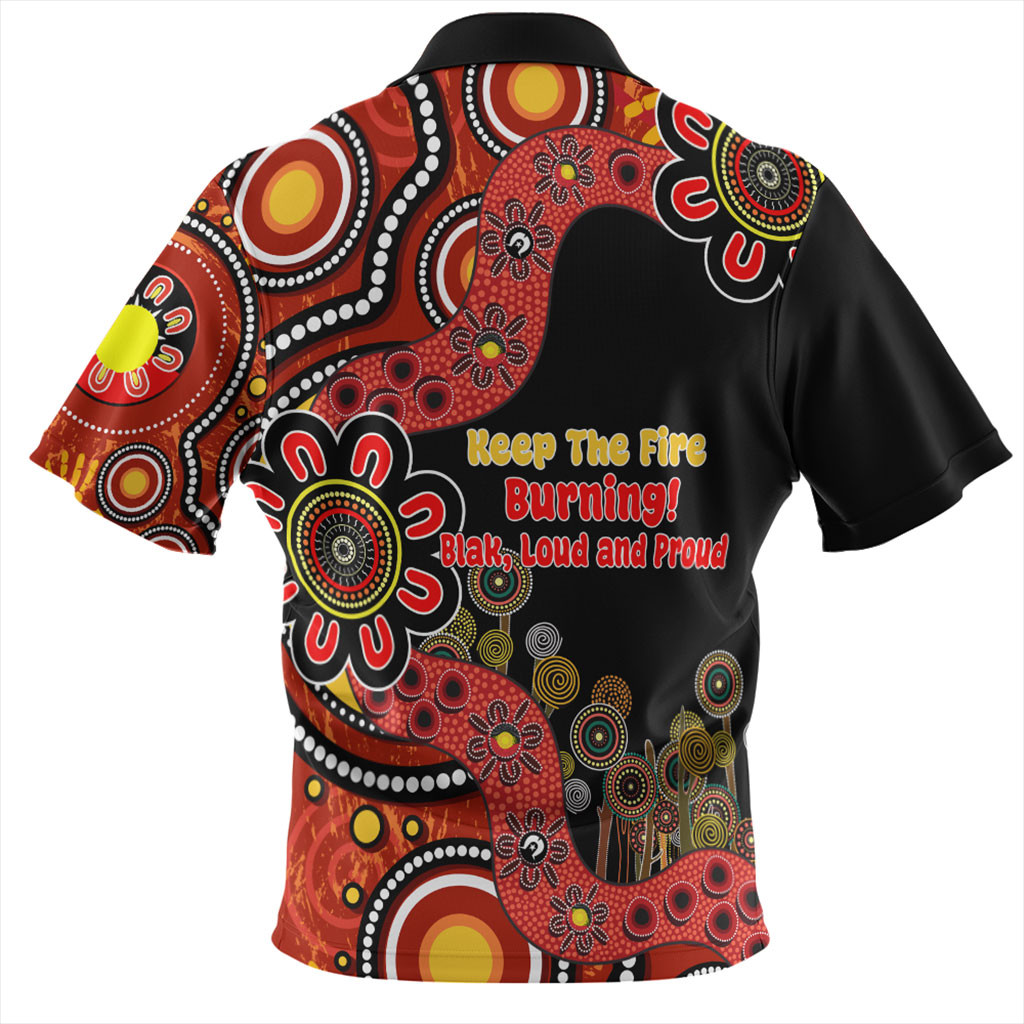 Australia Zip Polo Shirt Aboriginal Indigenous Naidoc Week Keep The ...