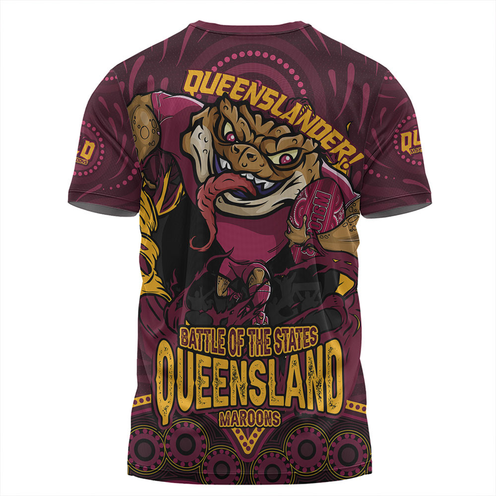 Queensland Maroons T-Shirt State Crusher Maroons