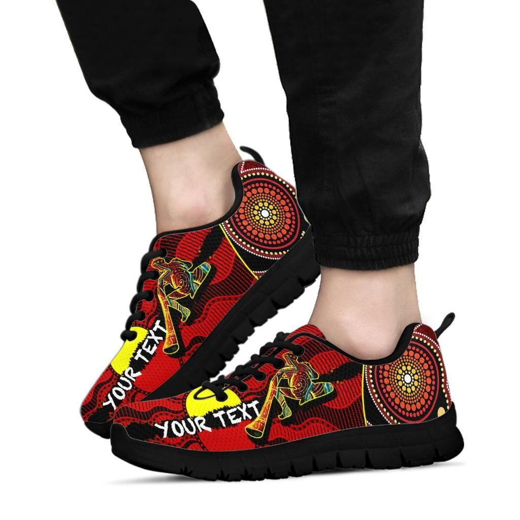[Custom] Australia Sneaker - Australia Aboriginal Dots With Didgeridoo ...