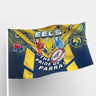 Parramatta Eels Flag - Go Parra Parramatta Eels Aboriginal Inspired ...