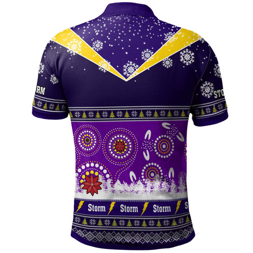 Melbourne Storm Christmas Polo Shirt Custom Melbourne Storm Ugly