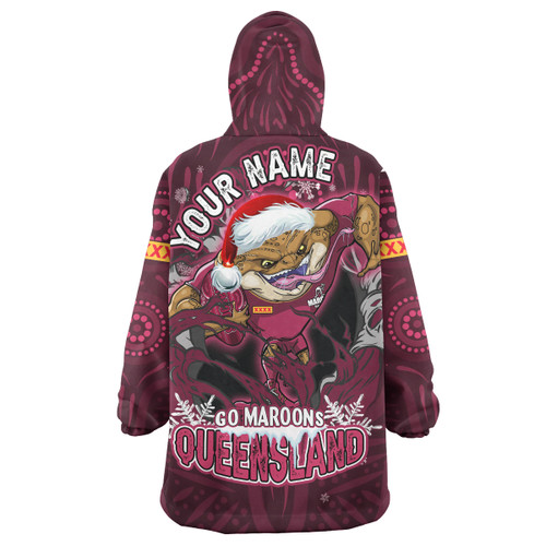 Queensland Team Hoodie - Custom Queensland Maroons Mascot With ...