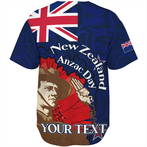 New Zealand Anzac Day Custom Baseball Jacket Anzac Day Nz Flag