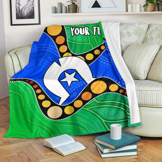 [Custom] Australia Torres Strait Islands Blanket - Flag with Aboriginal ...