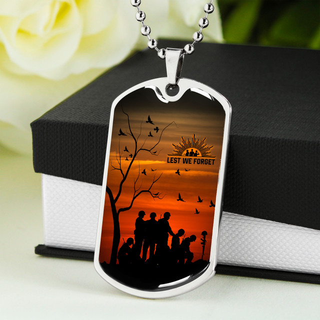 Australia Anzac Day Dog Tag Australia And New Zealand Remembers