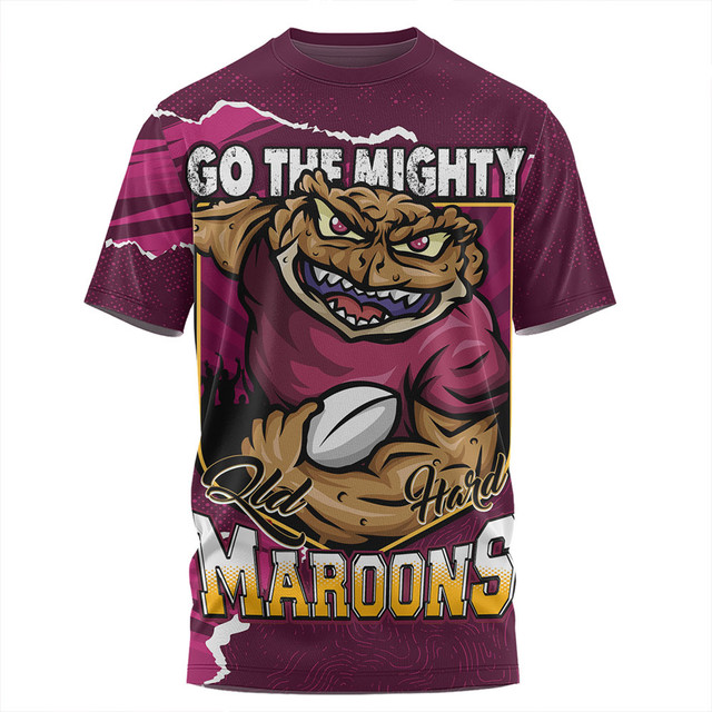 Queensland Maroons T-Shirt QLD Rampage Cane Toad Edition