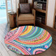 Australia Aboriginal Round Rug - Australian Indigenous Aboriginal Art ...