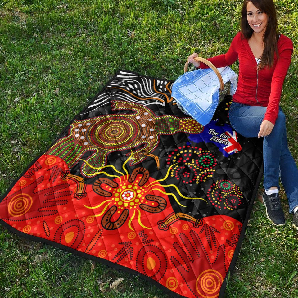 Australia Naidoc Week Quilt - Naidoc with Australia Flag and Aboriginal ...