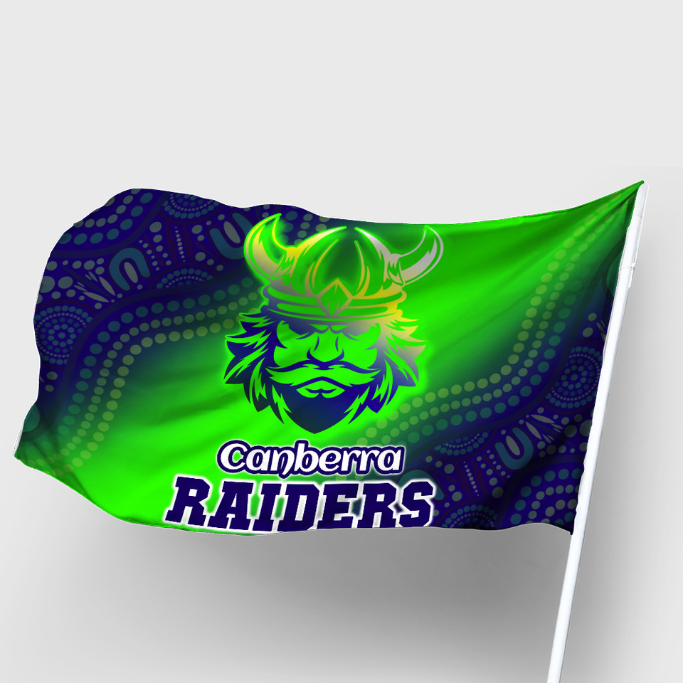 Canberra Raiders Flag - Canberra Raiders Gradient Style Flag