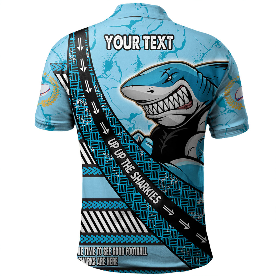 Cronulla-Sutherland Sharks Polo Shirt - Theme Song For Rugby With ...