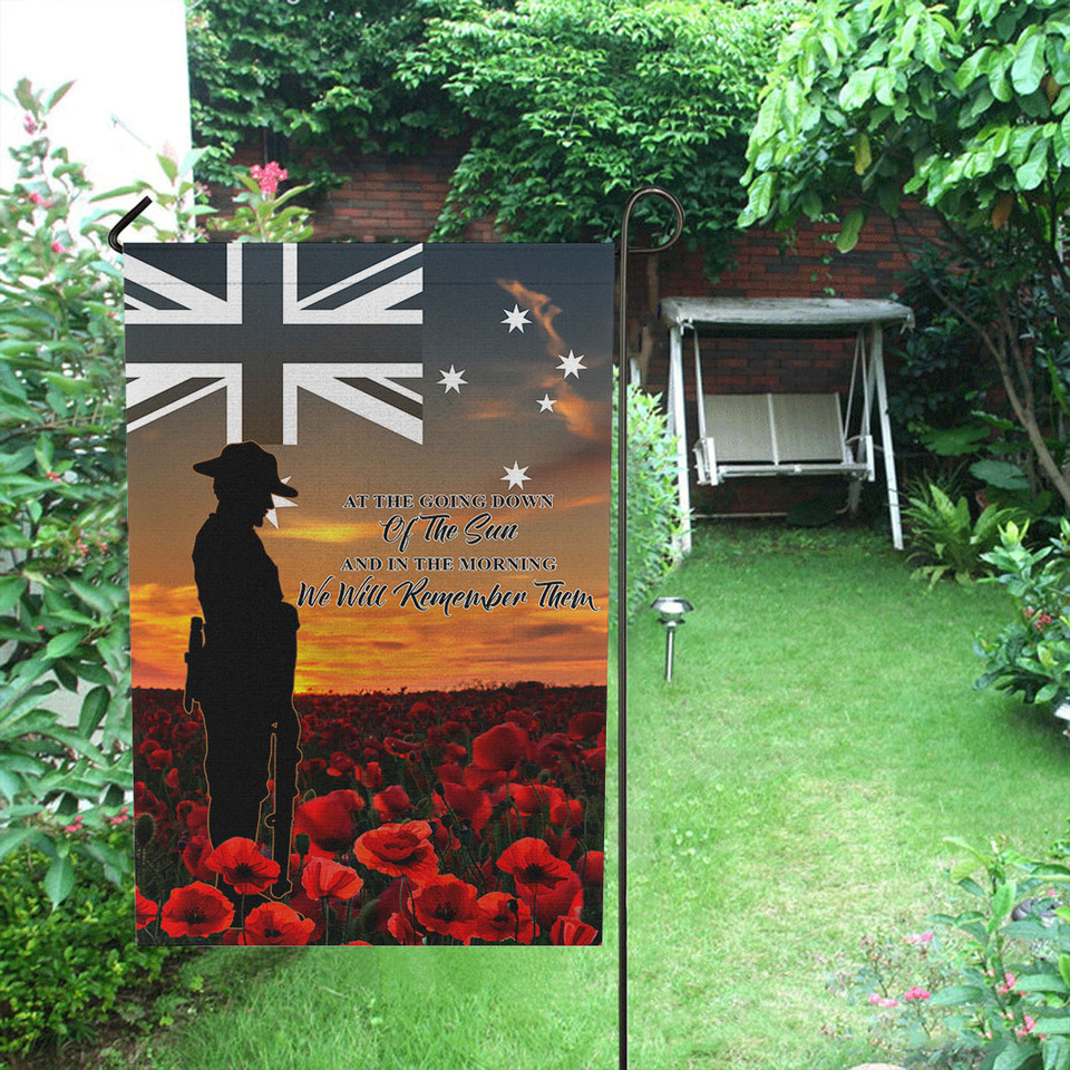 Australia Anzac Flag - Anzac Day We Will Remember Them