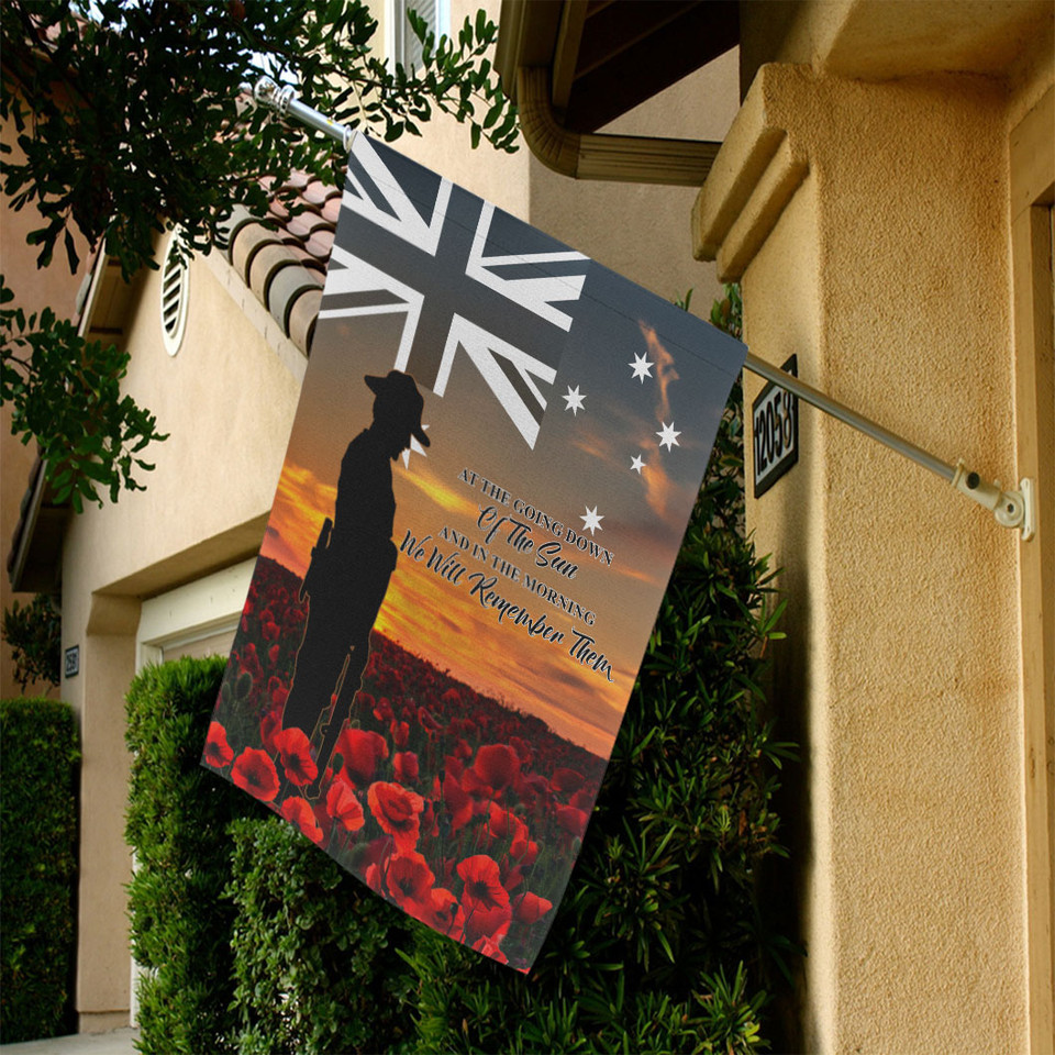 Australia Anzac Flag - Anzac Day We Will Remember Them