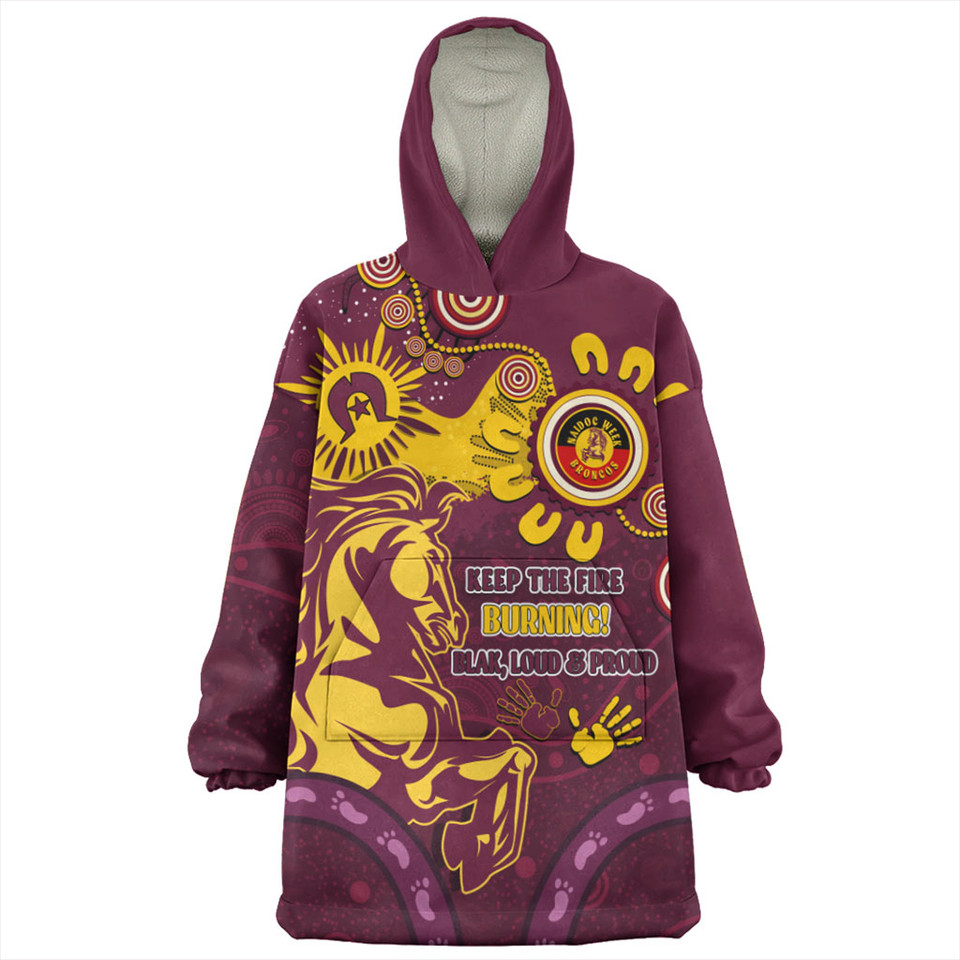 Brisbane Broncos Snug Hoodie Aboriginal Indigenous Naidoc Week ...
