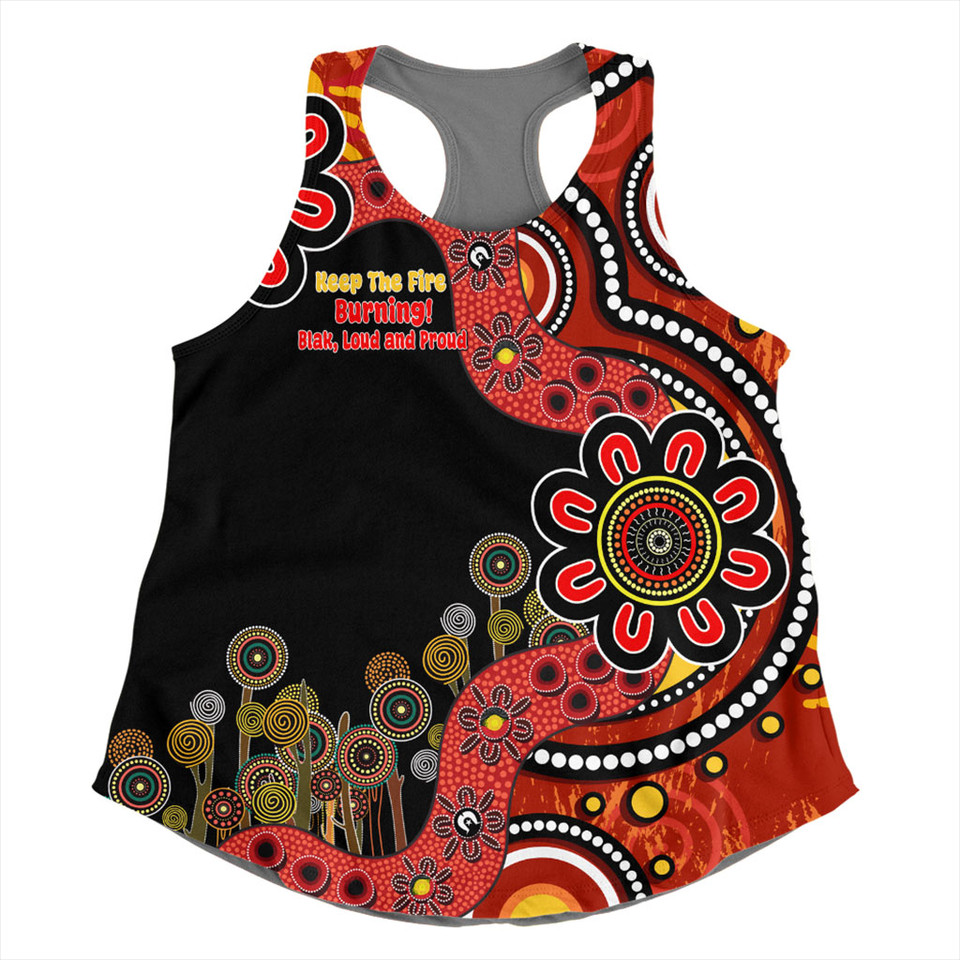 Australia Women Racerback Singlet Aboriginal Indigenous Naidoc Week ...