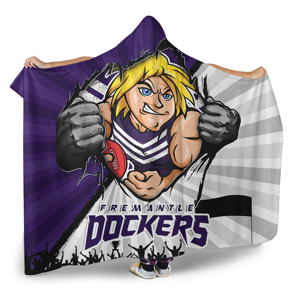 Fremantle Hooded Blanket Breaking Through Fan Design