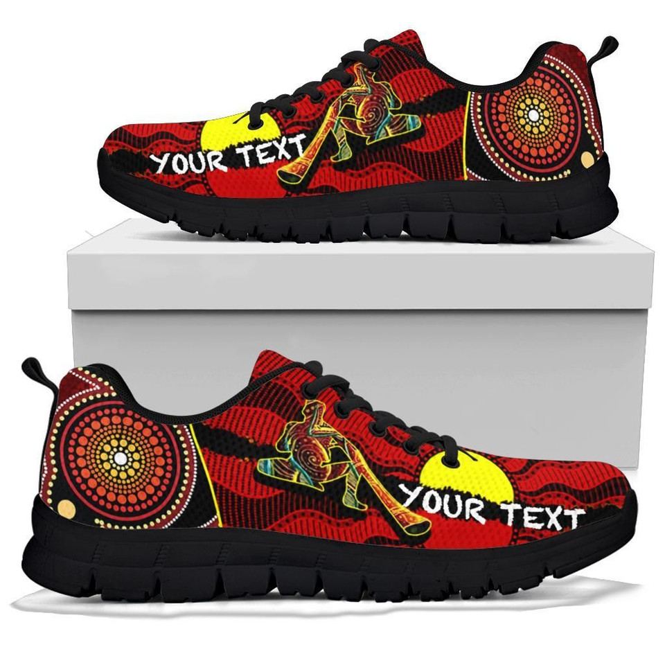 [Custom] Australia Sneaker - Australia Aboriginal Dots With Didgeridoo ...