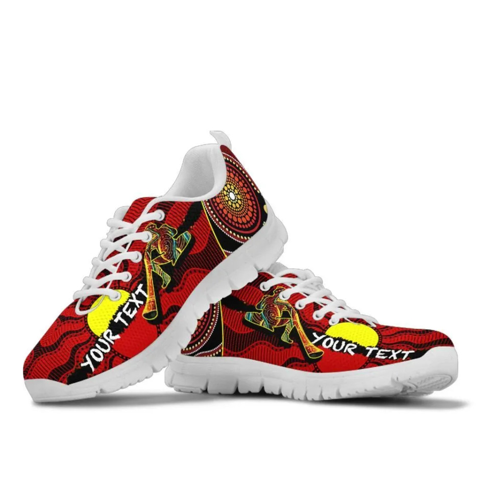 [Custom] Australia Sneaker - Australia Aboriginal Dots With Didgeridoo ...
