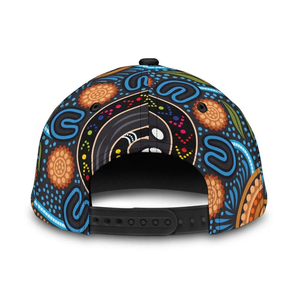 Australia Aboriginal Cap - Aboriginal Art Painting And Snake