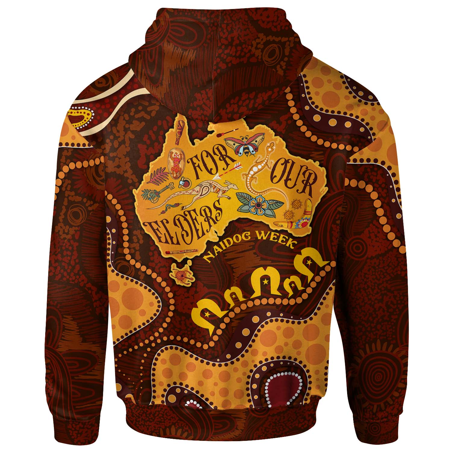 Australia Naidoc Week Hoodie - Custom For Our Elders Naidoc Quotes ...
