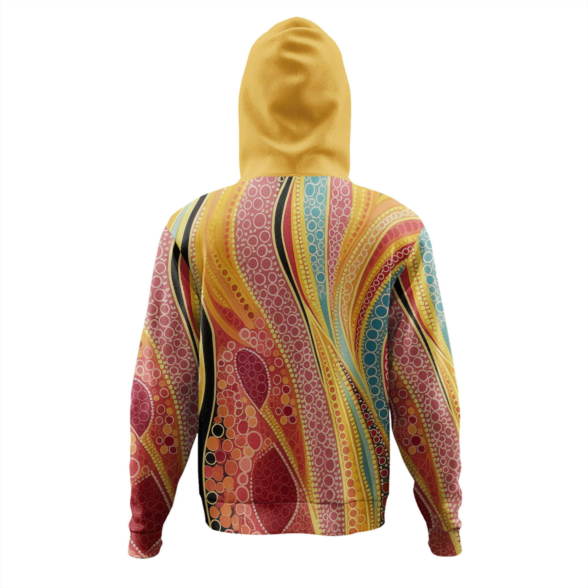 Australia Aboriginal Hoodie - Indigenous Aboriginal Art Dot Color Hoodie