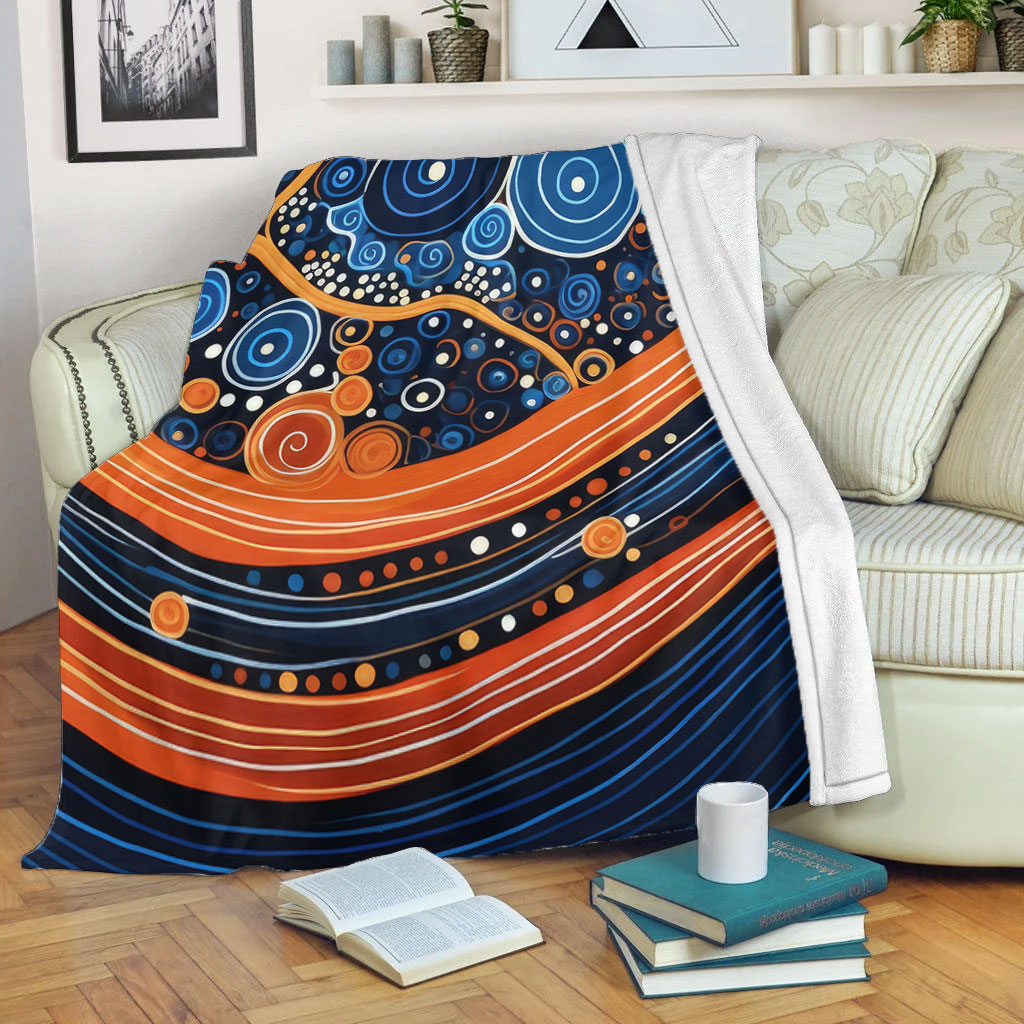 Australia Dreaming Aboriginal Blanket - Aboriginal Culture Indigenous ...
