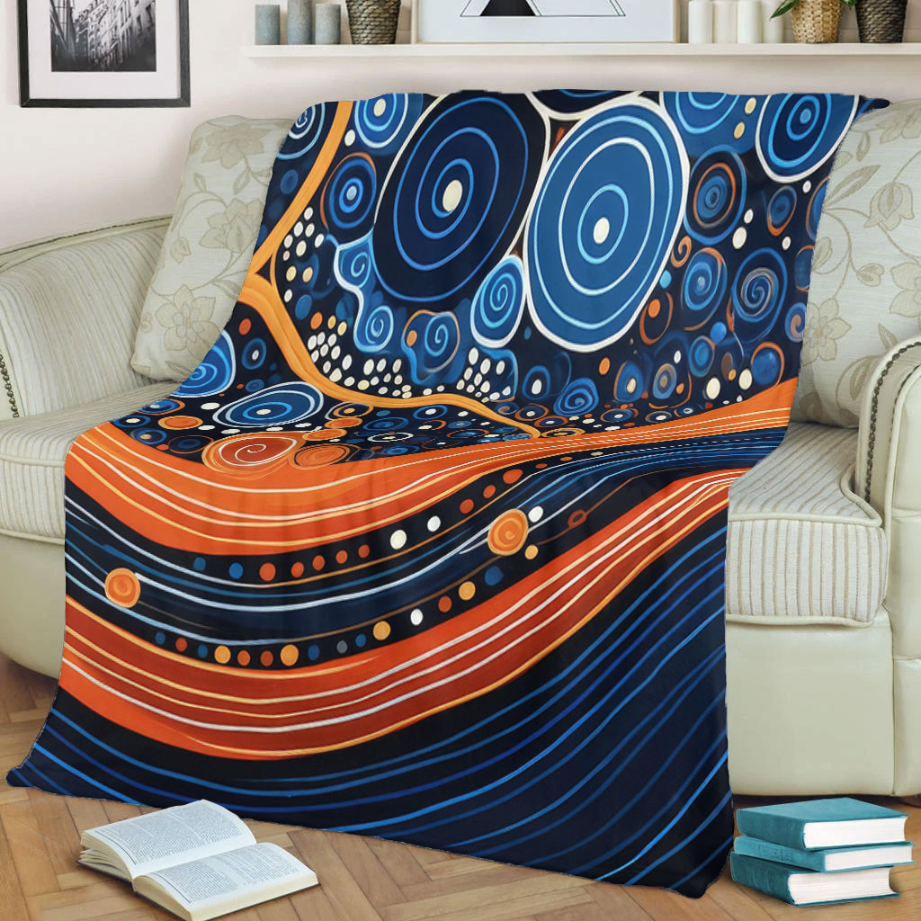 Australia Dreaming Aboriginal Blanket - Aboriginal Culture Indigenous ...