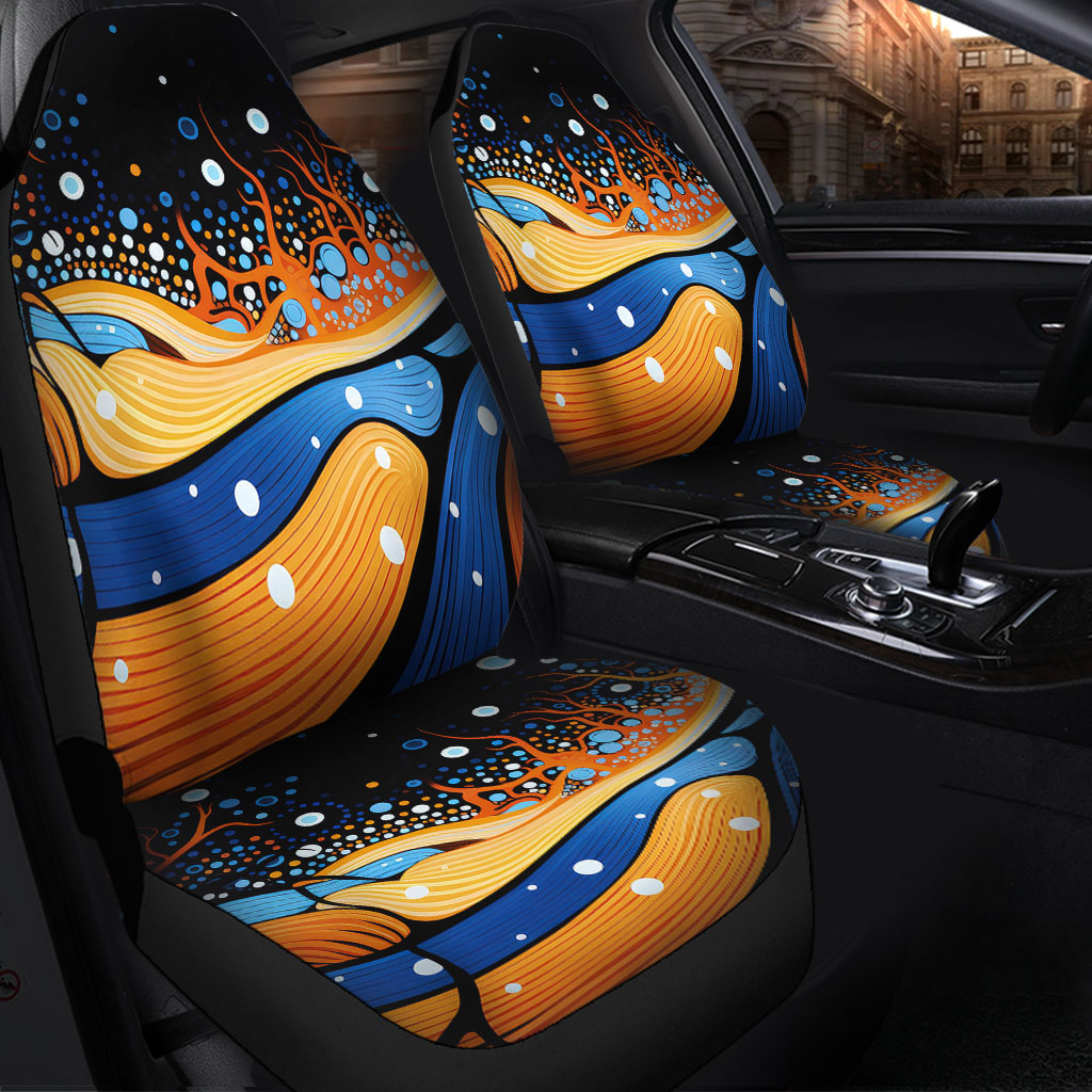 Australia Dreaming Aboriginal Car Seat Cover - Aboriginal Art ...