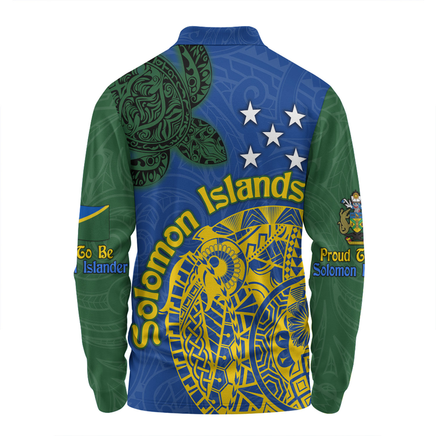 Australia South Sea Islanders Long Sleeve Polo Shirt - Proud To Be ...