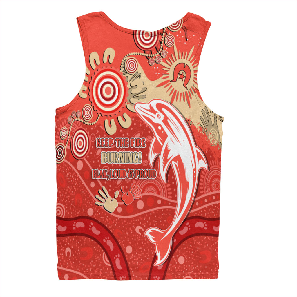 Redcliffe Dolphins Men Singlet Aboriginal Indigenous Naidoc Week ...