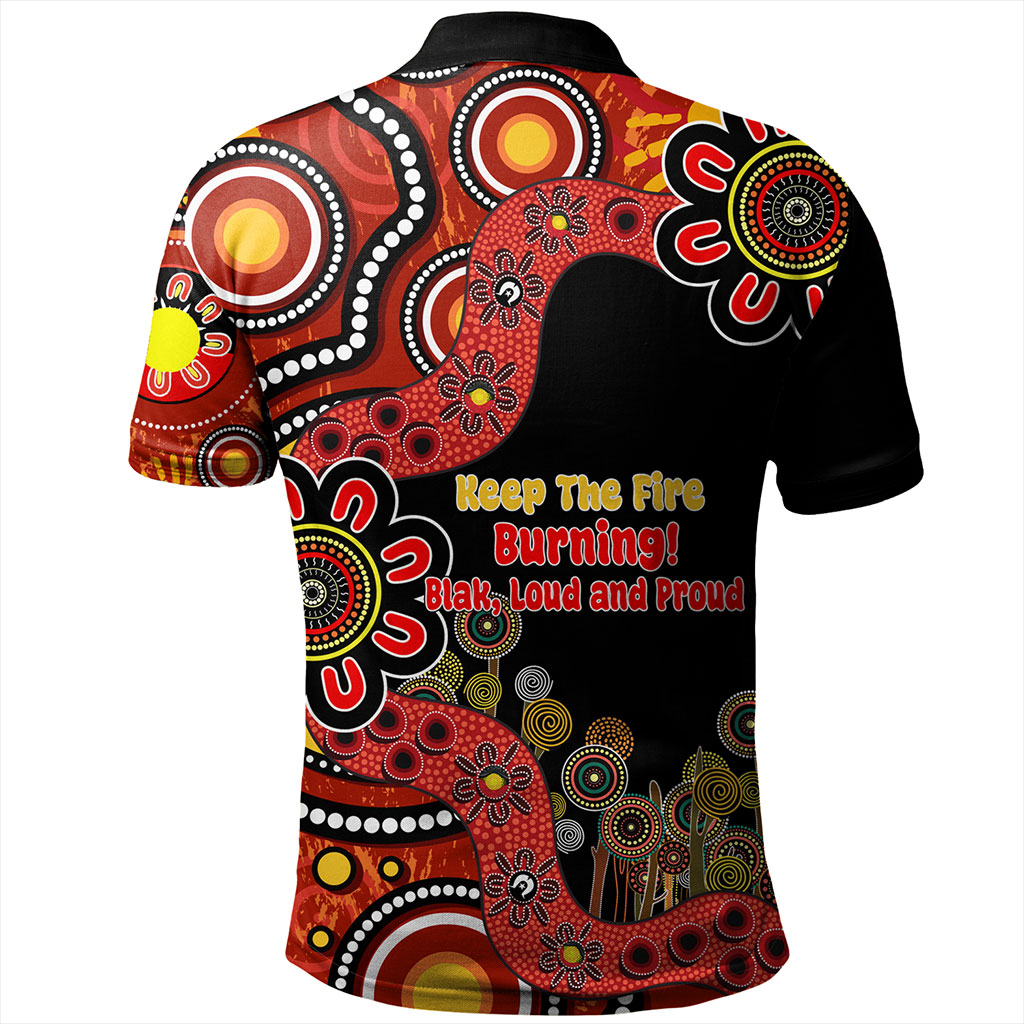 Australia Polo Shirt Aboriginal Indigenous Naidoc Week Keep The Fire ...
