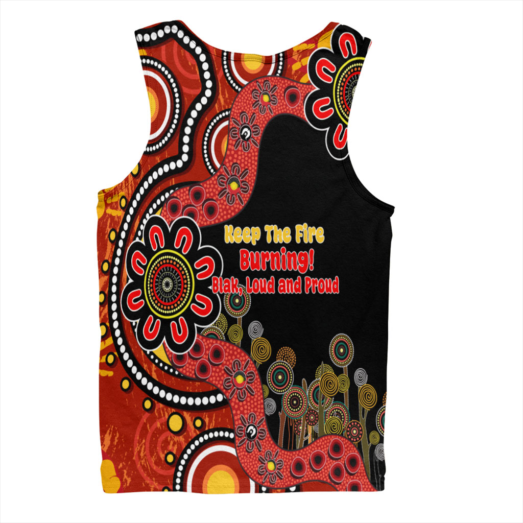 Australia Men Singlet Aboriginal Indigenous Naidoc Week Keep The Fire ...